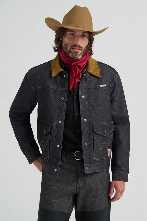 Wrangler x Filson Denim Work Jacket - Sherpa Lined | The Canyon